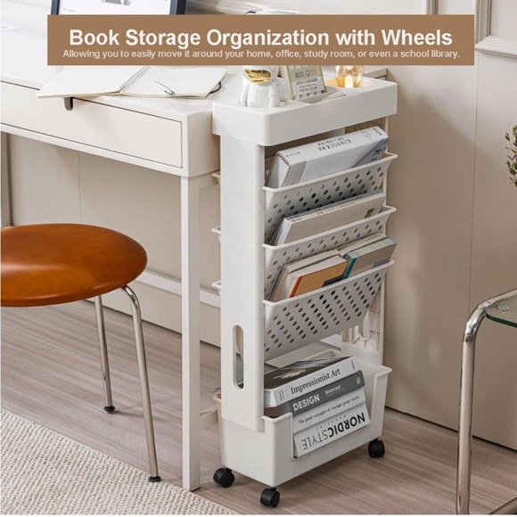 Storage & Organization | 5 Tier Multifunctional Utility Cart Organizer ...